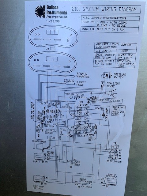 Cal Spa 2100 Control Panel Help - Portable Hot Tubs & Spas - Pool and Spa Forum