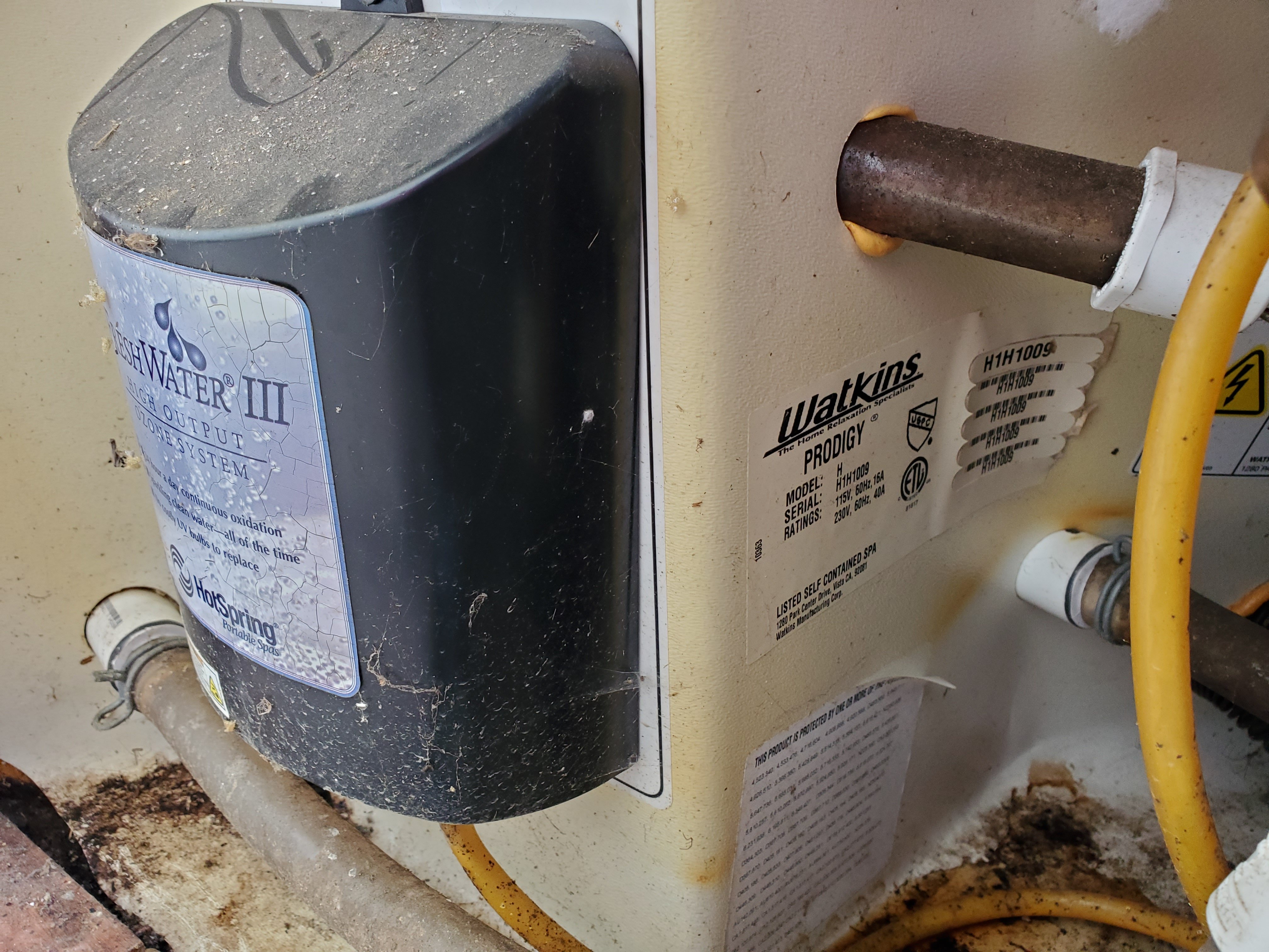 Hot Springs Prodigy H - Flashing Red Light Control Panel - Portable Hot ...