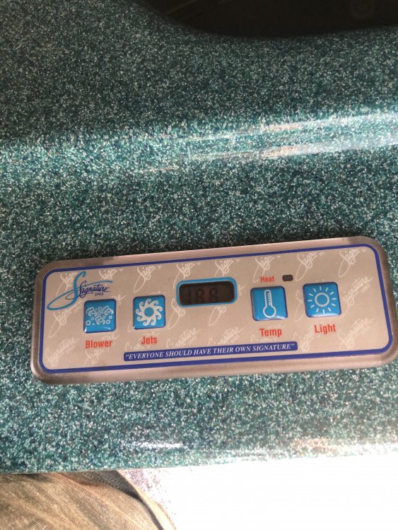 Signature spa 188 on control panel - Portable Hot Tubs & Spas - Pool ...