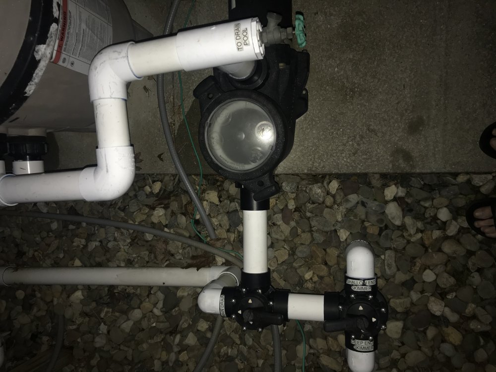 First time opening pool. Not sure which valves to open. - All Swimming ...