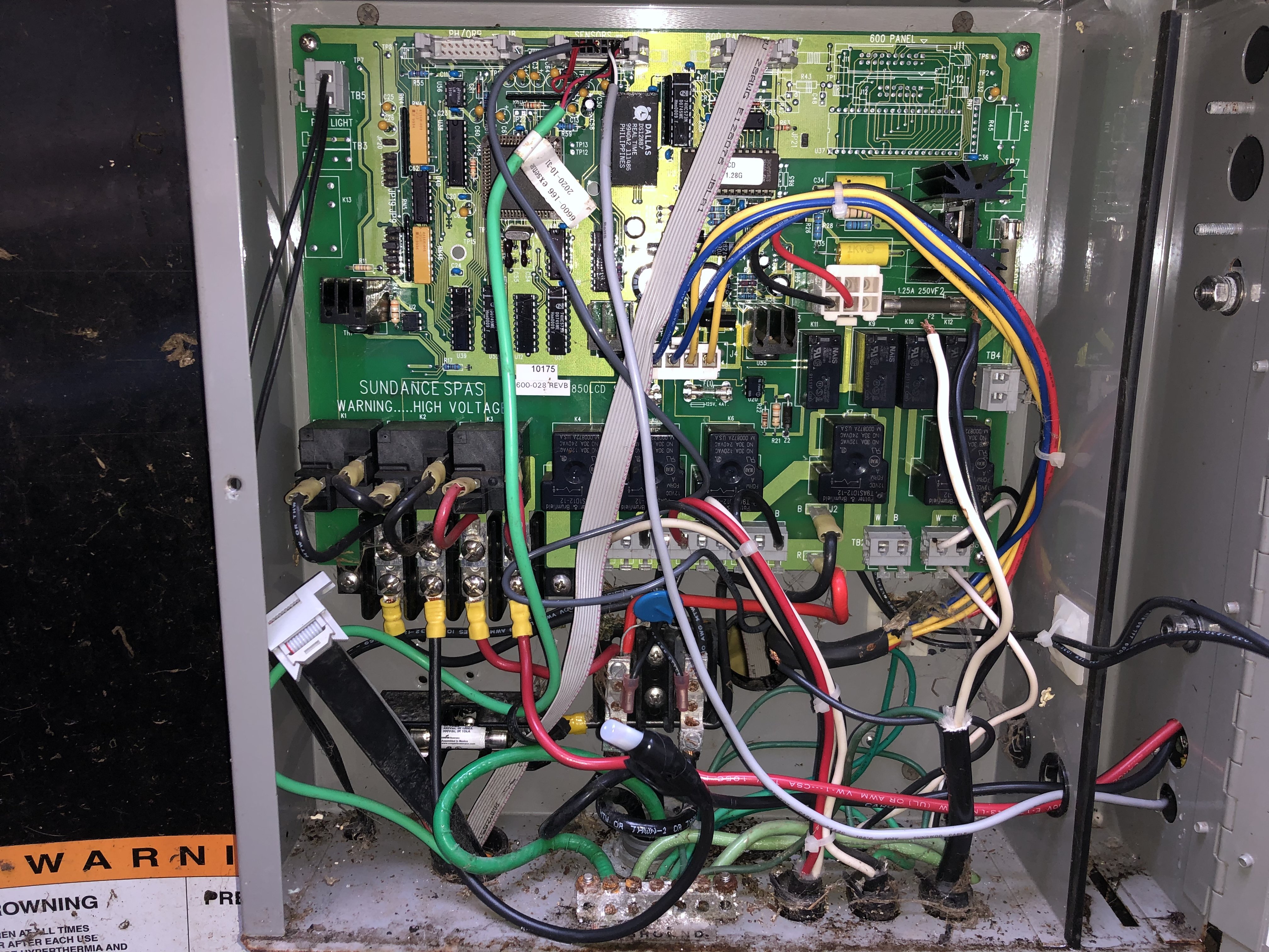 Tripping breaker Sundance Optima Sentry 850 - Portable Hot Tubs & Spas ...