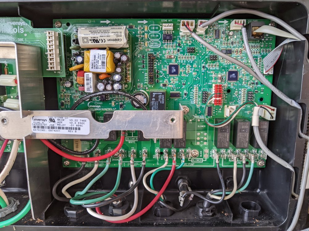2005 Hot Springs Vista rapid relay clicks, display turns on and off ...