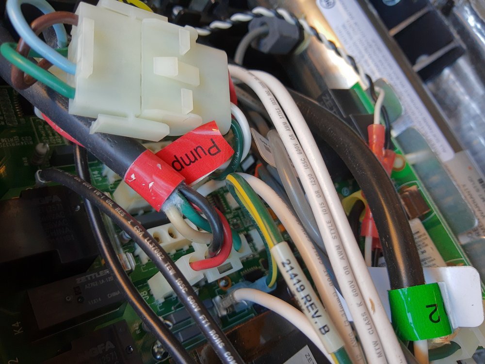 Balboa pump #1 only works when circulating water (in low) , hums when pressing the button for ...