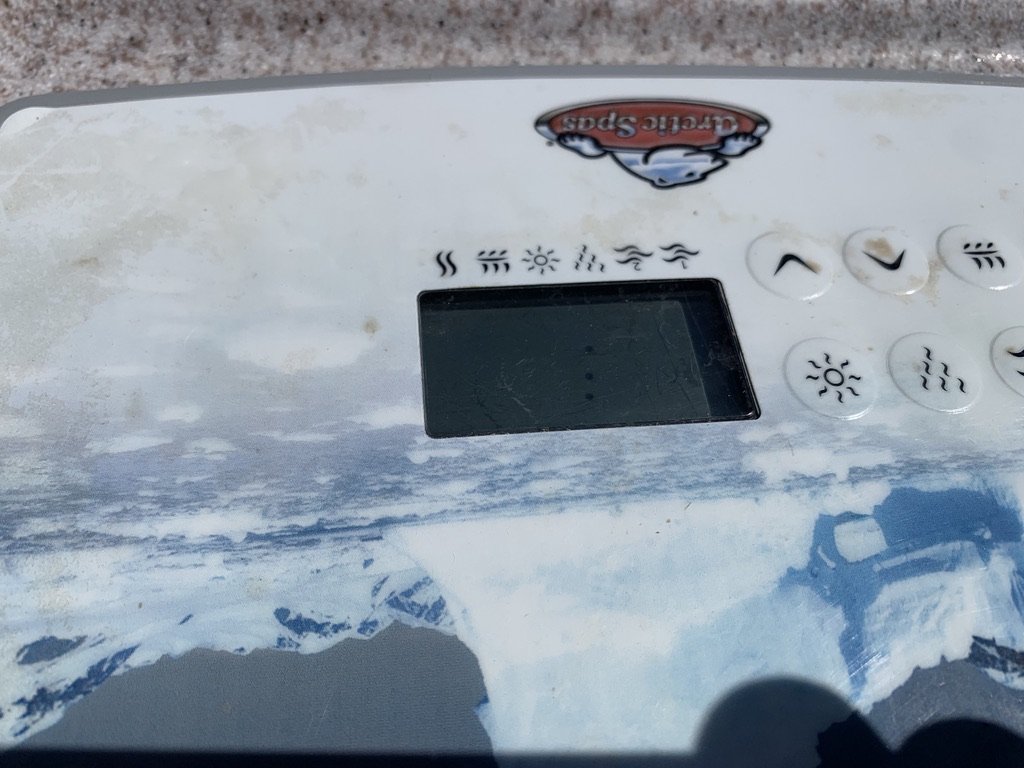 Arctic Spa topside control panel - Portable Hot Tubs & Spas - Pool and ...