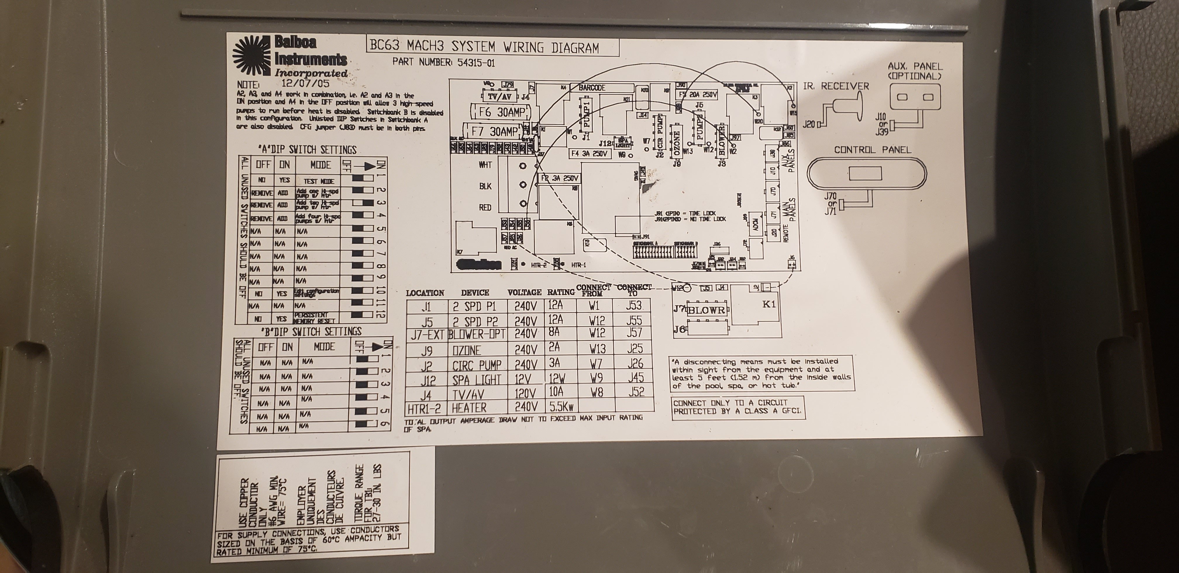 Balboa main board El2000 doesn't start circ pump - Portable Hot Tubs & Spas - Pool and Spa Forum