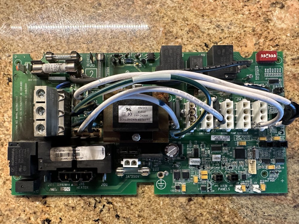 Balboa spa light not working after board replacement - Portable Hot ...