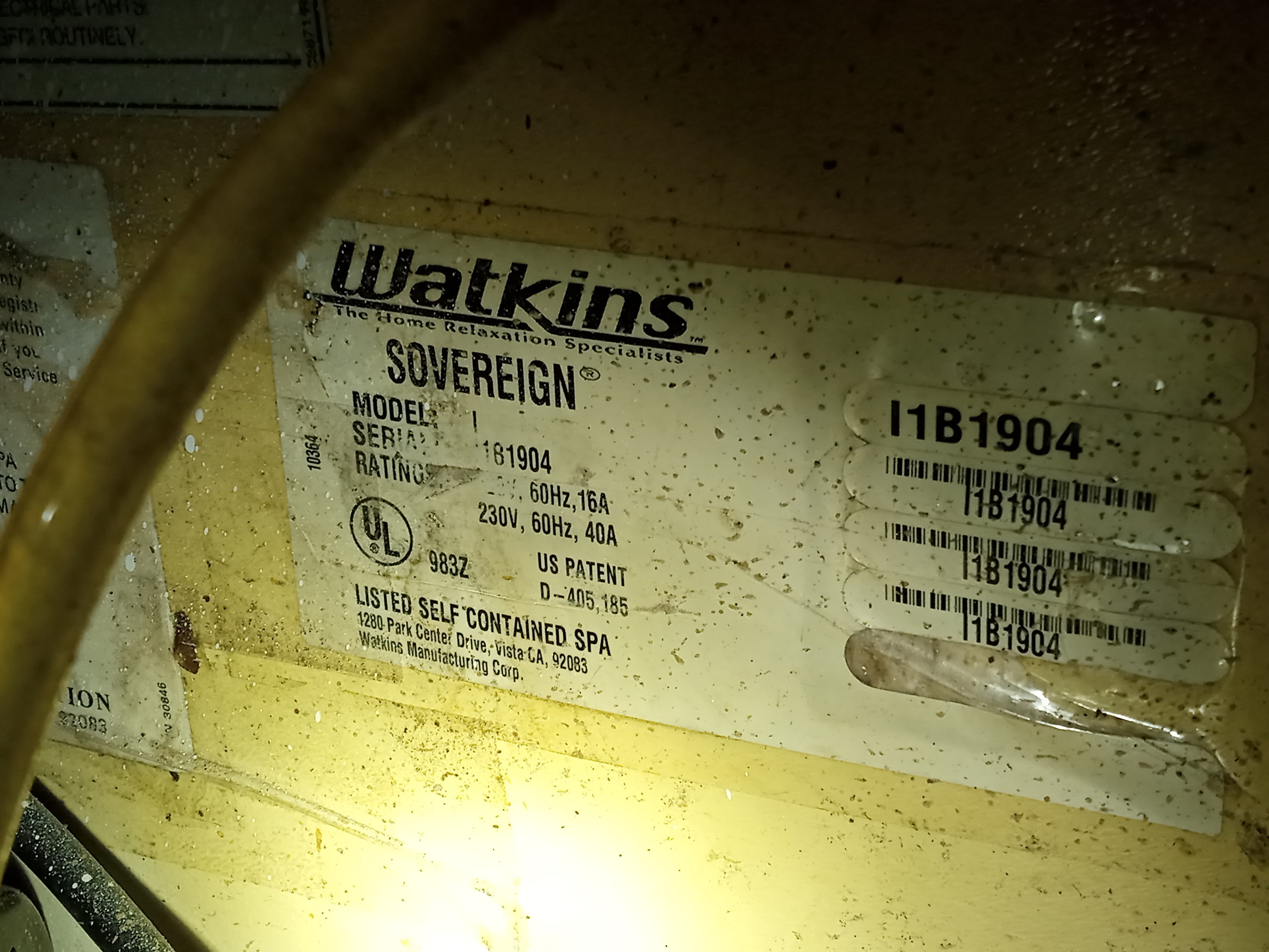 Hot spring sovereign ILE wiring install help - Portable Hot Tubs & Spas ...