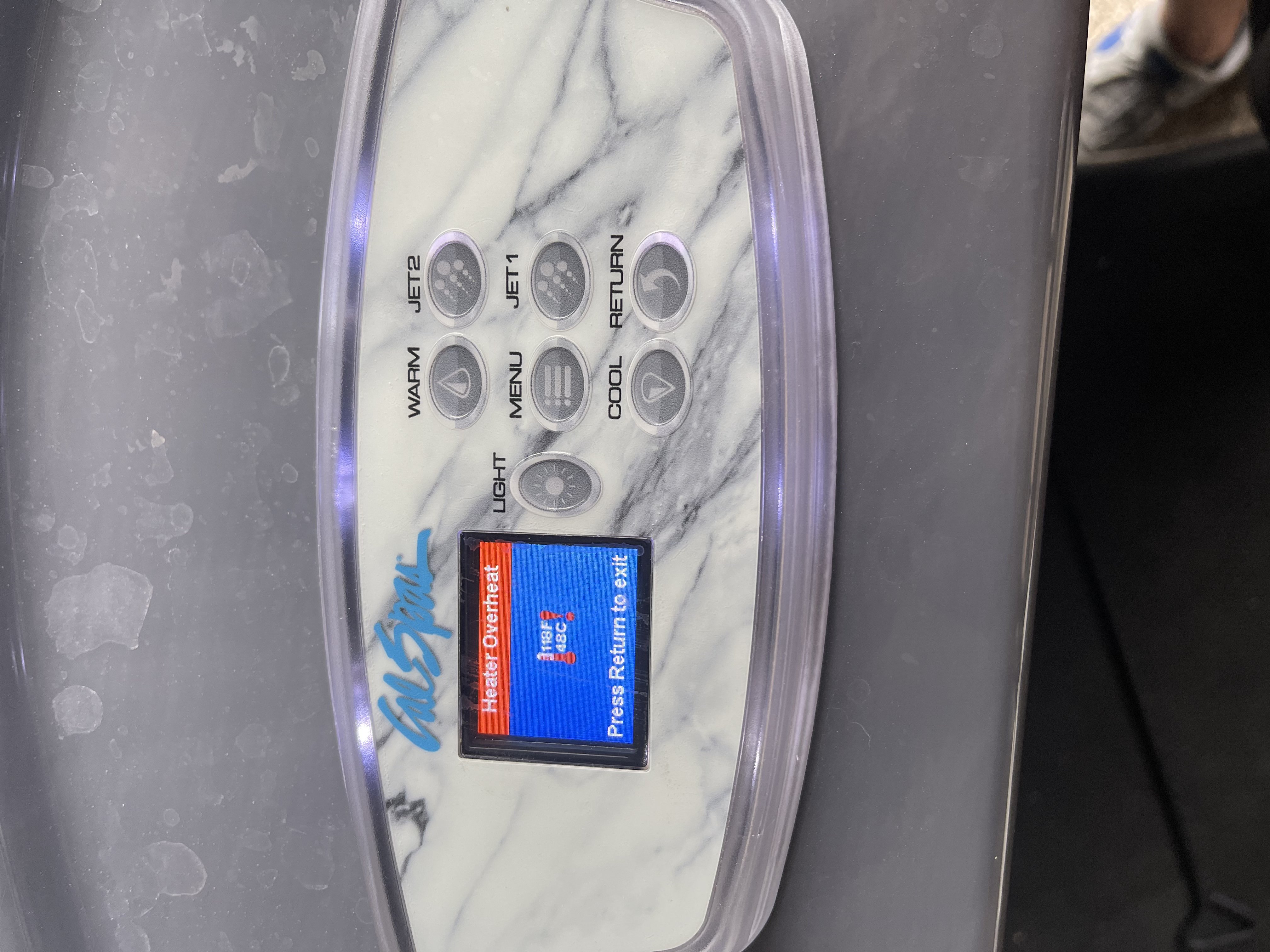 Cal Spa (Neo 1500) Heather Overheat wont clear - Portable Hot Tubs ...