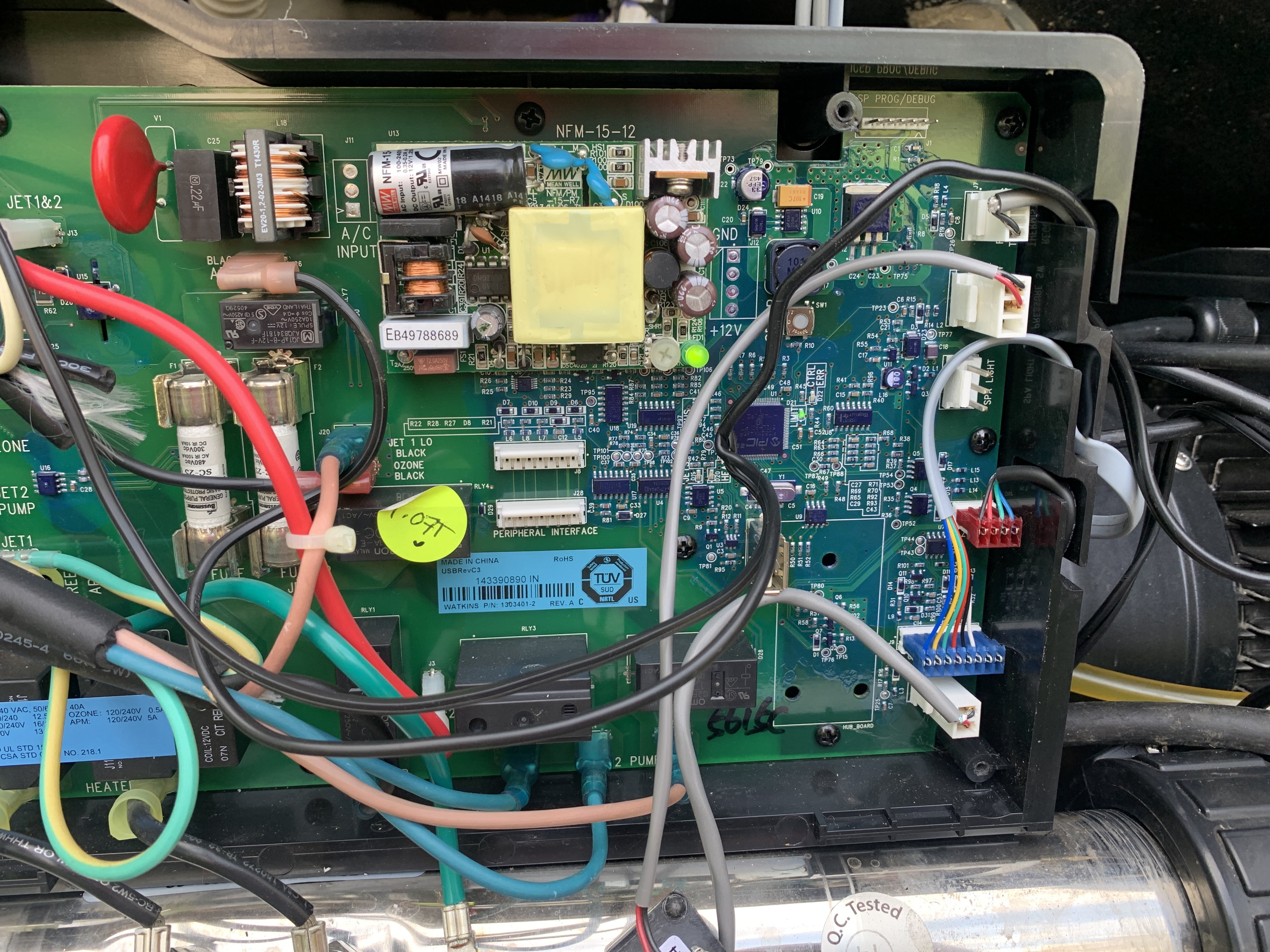 Hotspot relay 2016 filter cycle not triggering pump - Portable Hot Tubs ...