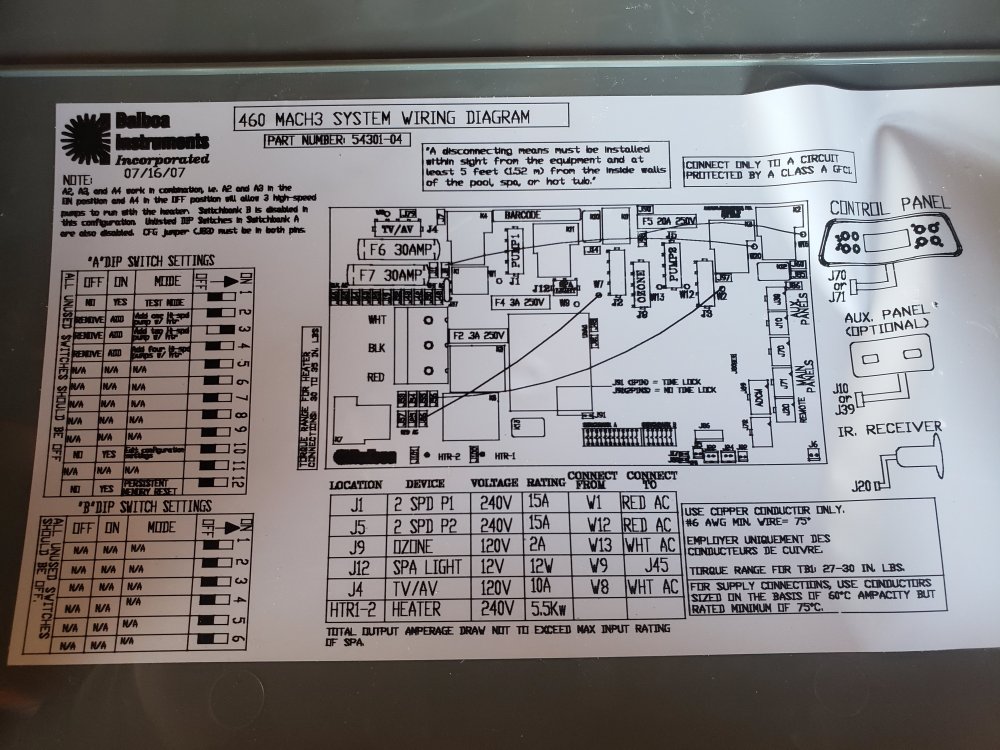Pump 2 not registering on topside control after spa pack circuit board ...