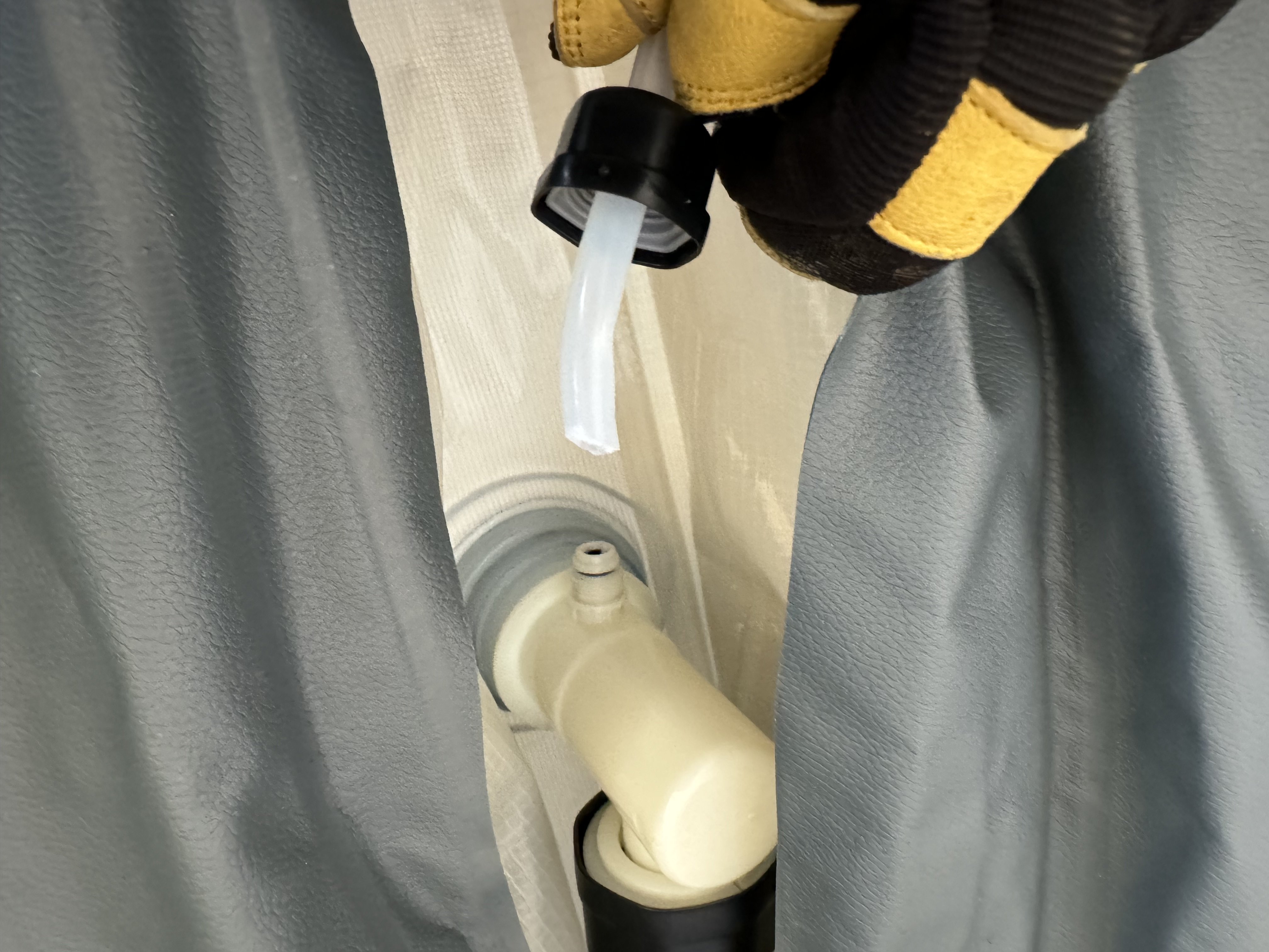 Hawaii hydrojet pro air leak behind the jet nozzle - Inflatable Hot ...