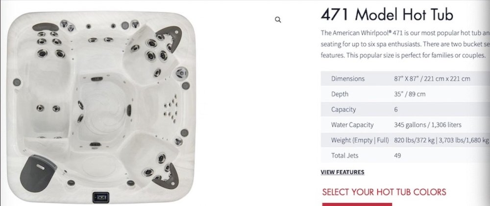 American Whirlpool Model 471 Covere Replacement Measurements - Portable ...
