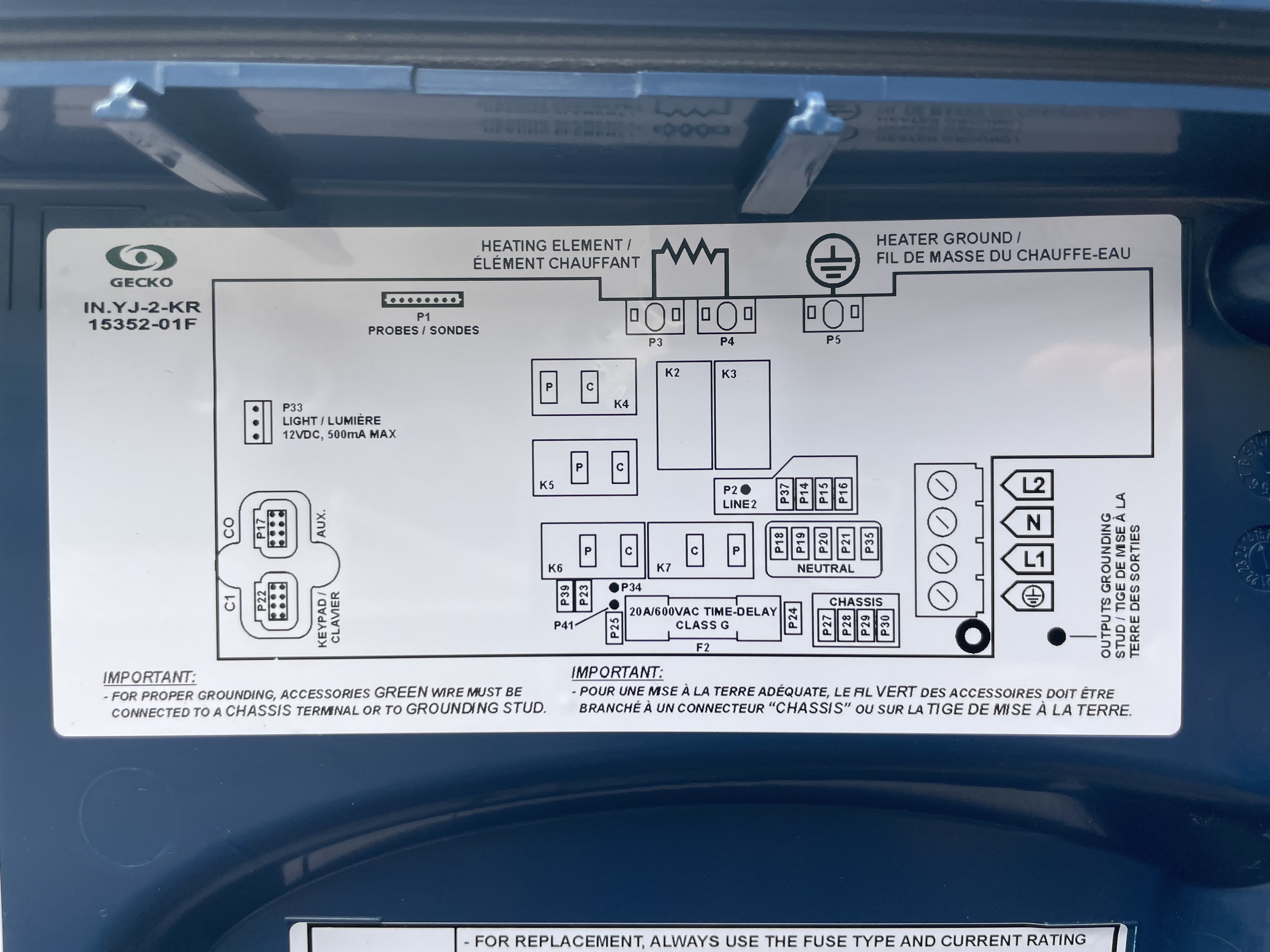 Gecko in.flow sensor no flow - Portable Hot Tubs & Spas - Pool and Spa ...
