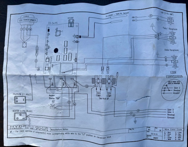 Landing 6 awg wire in a Hydroquip convertible control panel - Portable ...