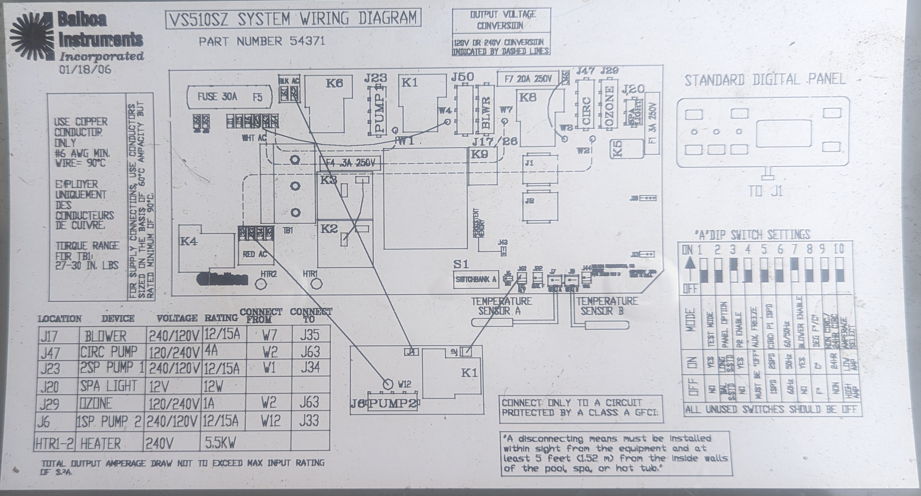 2 speed pump wiring help with Balboa VS510sz - Portable Hot Tubs & Spas - Pool and Spa Forum