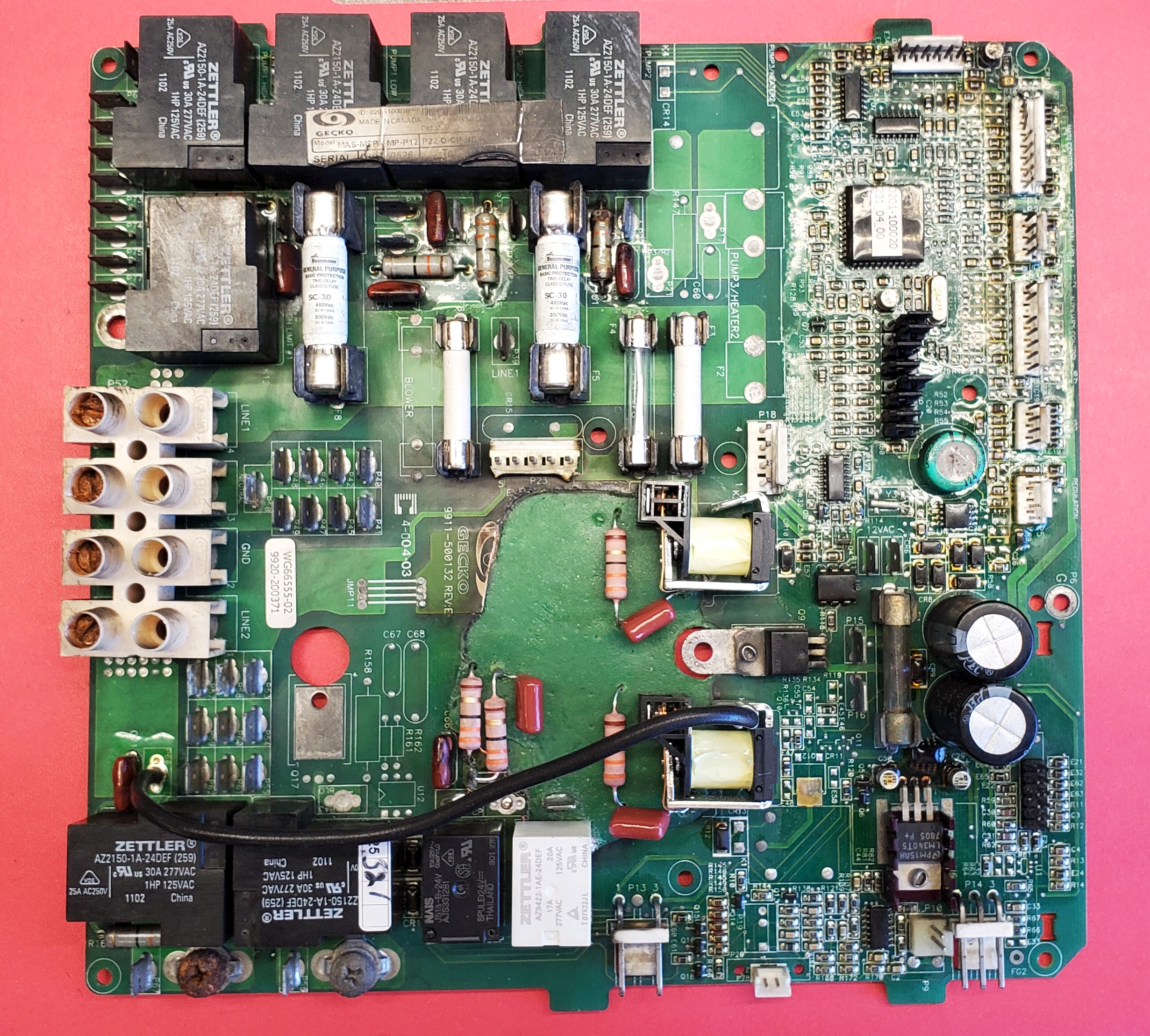 balboa circuit board 52143 backside pics - Portable Hot Tubs & Spas ...