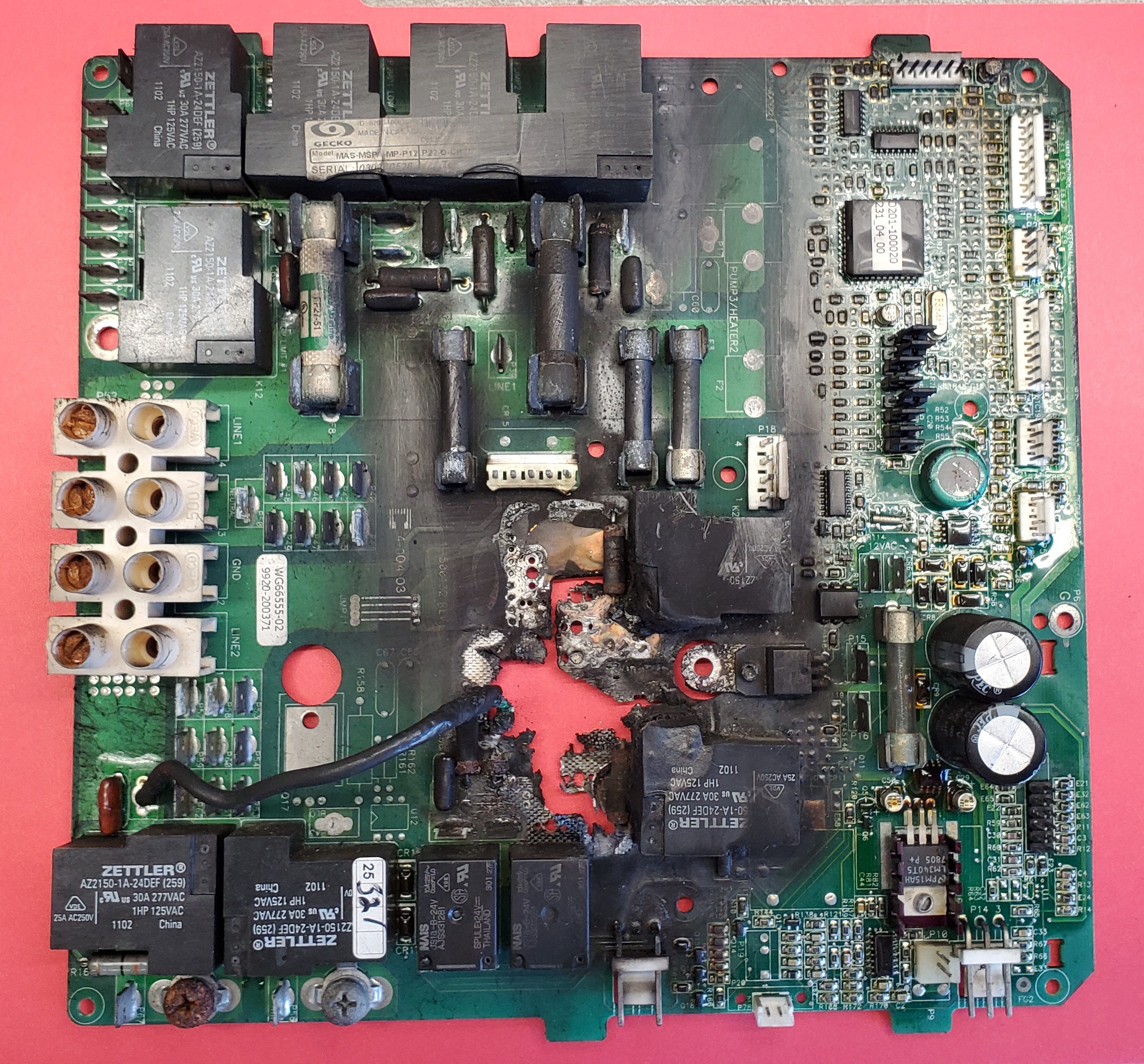 balboa circuit board 52143 backside pics - Portable Hot Tubs & Spas ...
