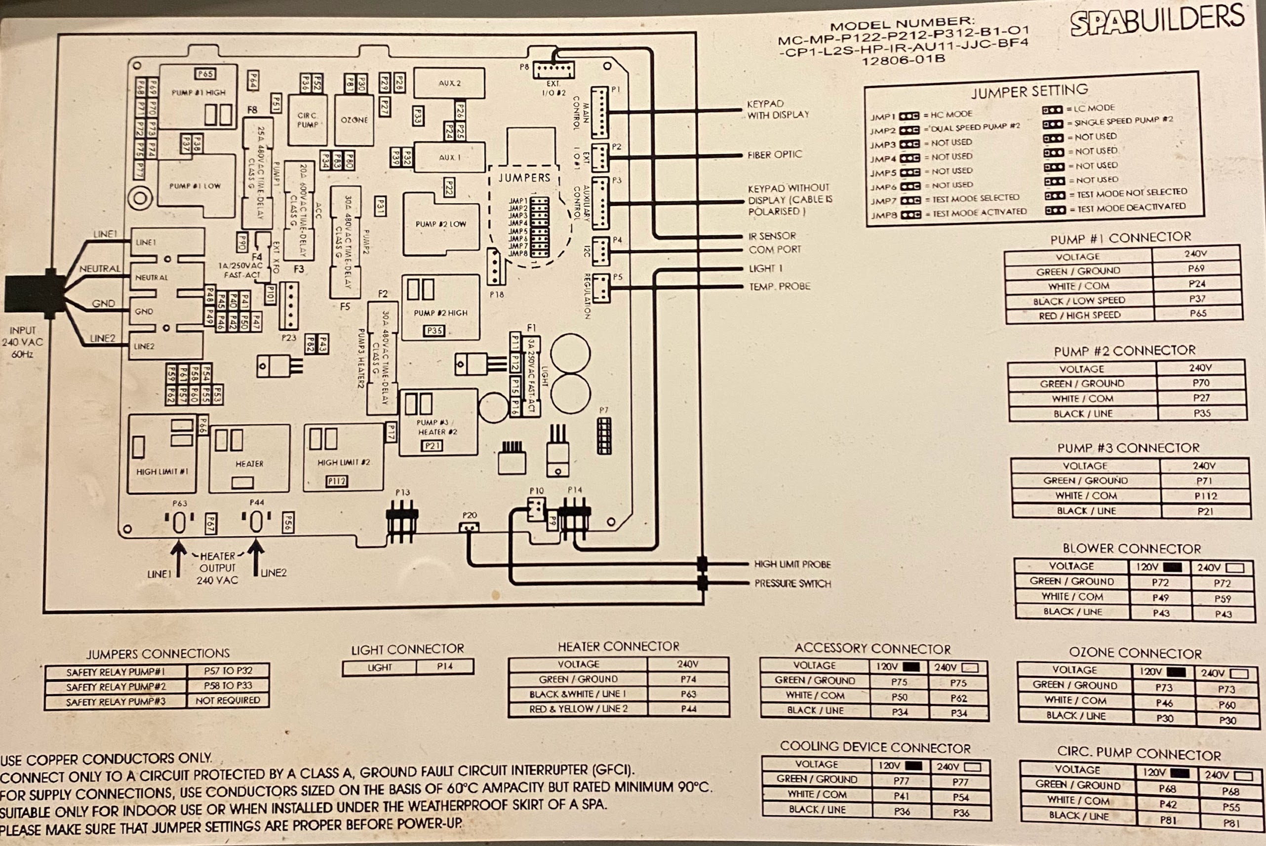 M Series Spa Board Troubleshooting (No Power to Pumps, FLO Error Code ...