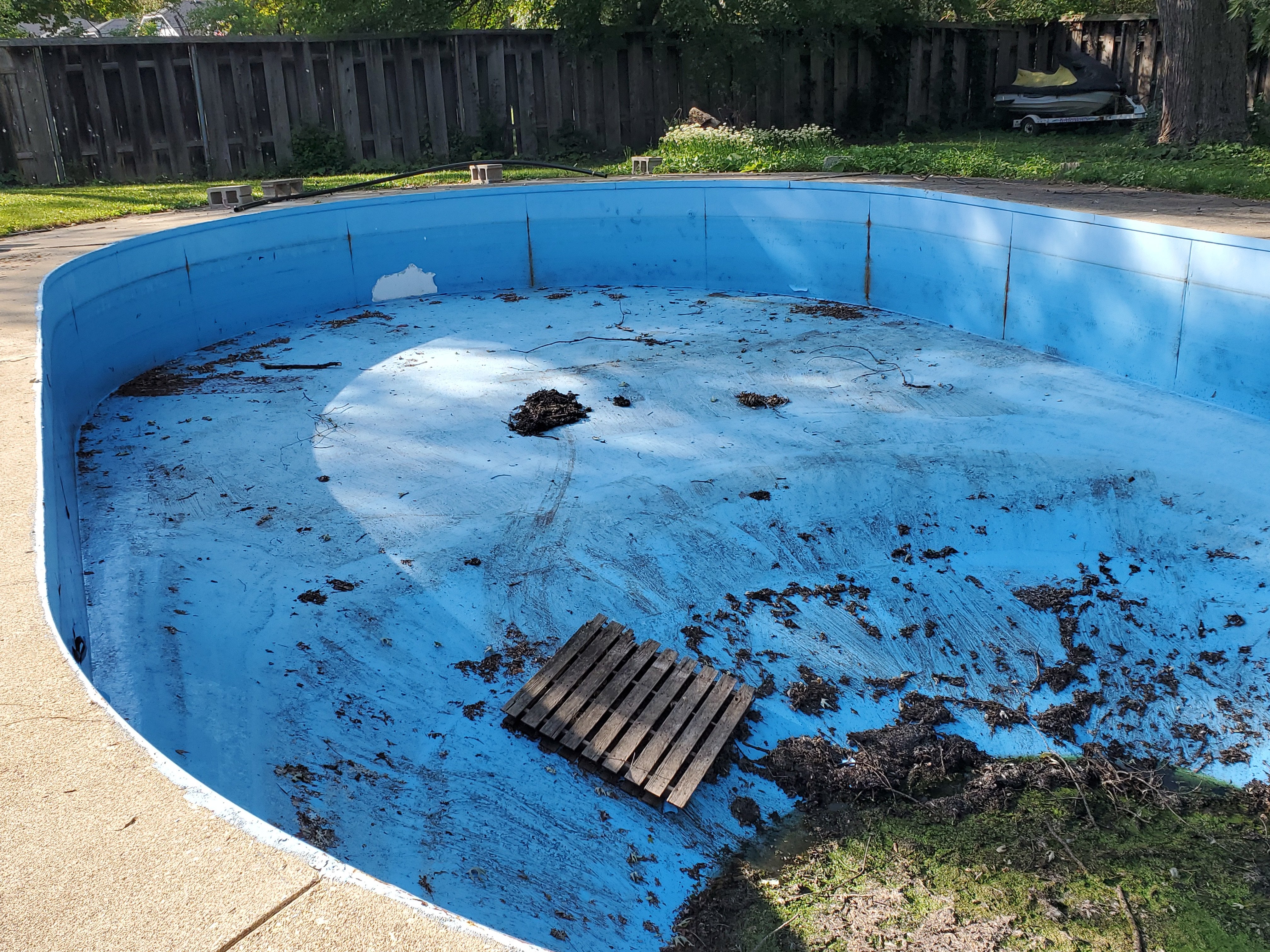 Looking to rebuild; Large Inground-Pool; Concrete Bottom, Metal Sides ...
